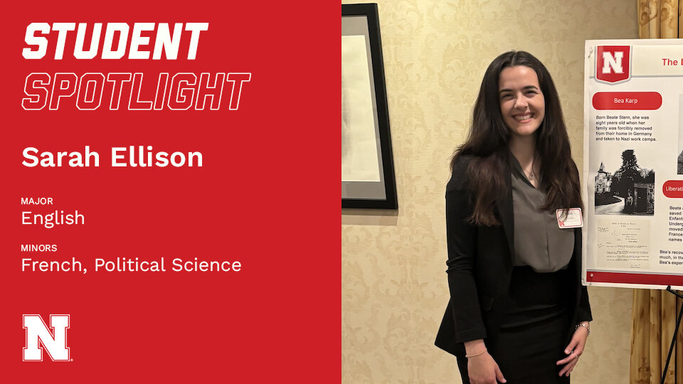 Meet Sarah Ellison | Department of English | Nebraska